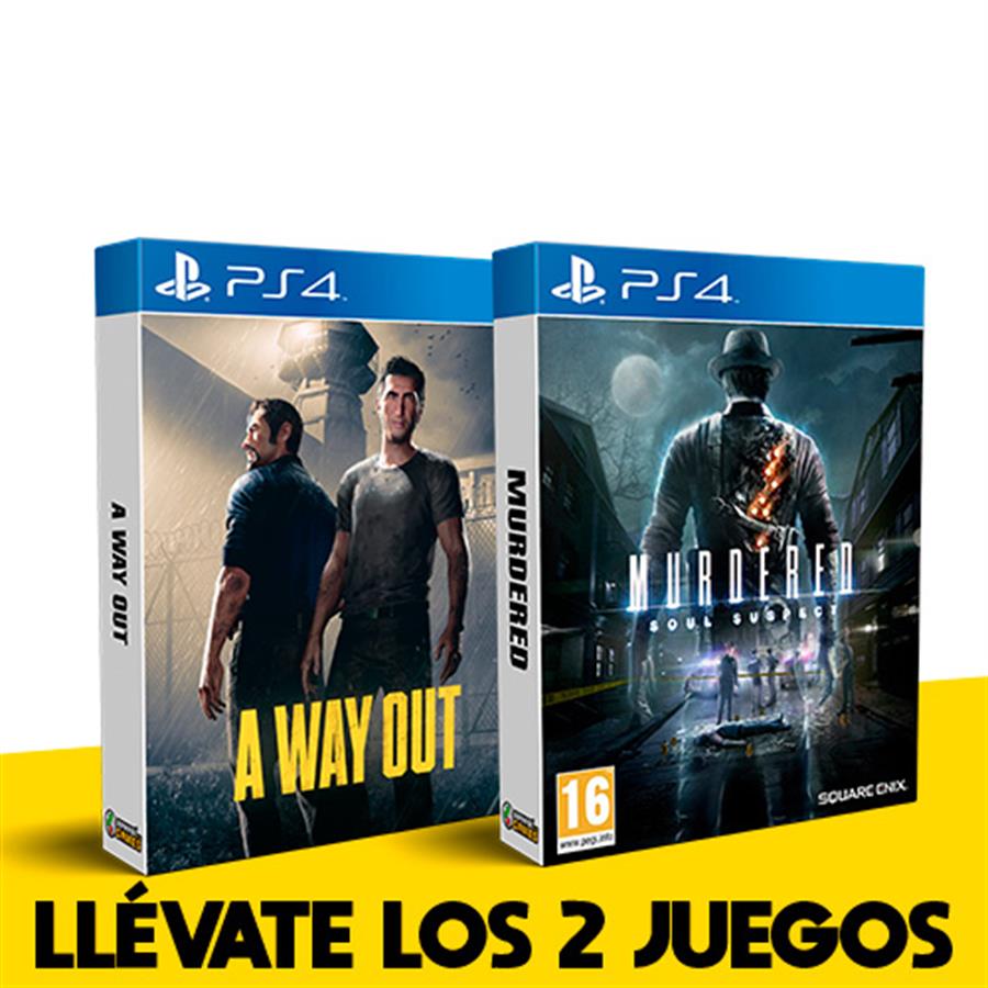 COMBO: A WAY OUT + MURDERED PS4 [SECUNDARIA]