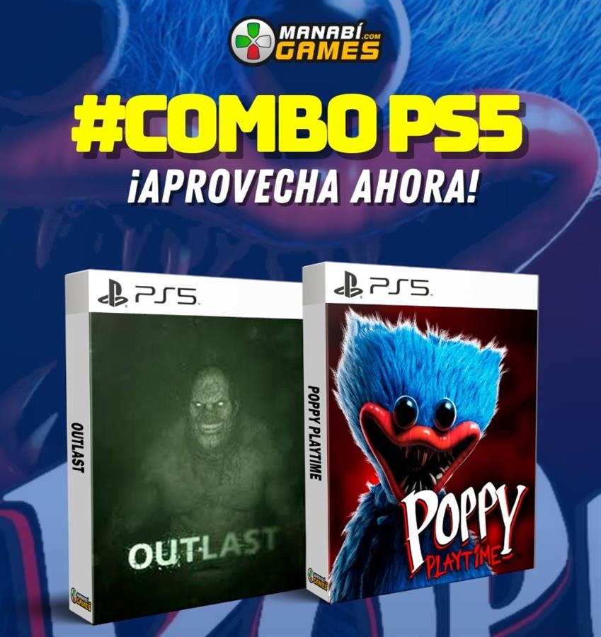 COMBO - POPPY PLAYTIME: CHAPTER 1 + OUTLAST - PS5 PRINCIPAL